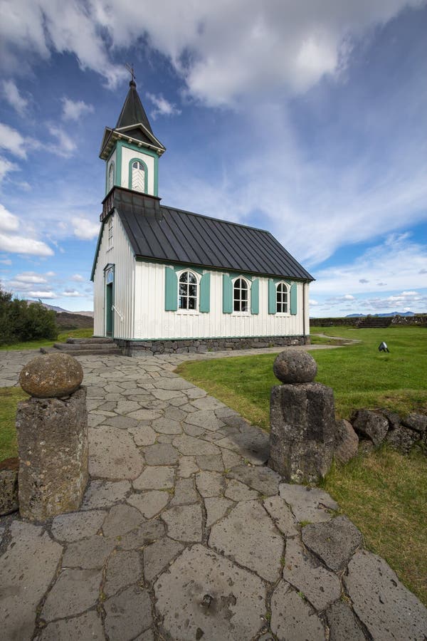 Small church stock image. Image of building, thingvellir - 31294251
