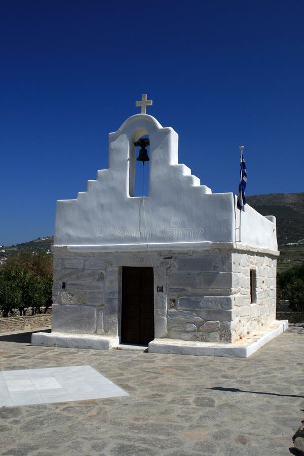 Small church - Paros stock image. Image of history, destination - 3320025