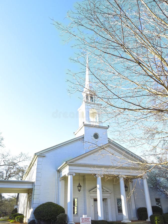 Small Church stock photo. Image of white, trees, rural - 44337854