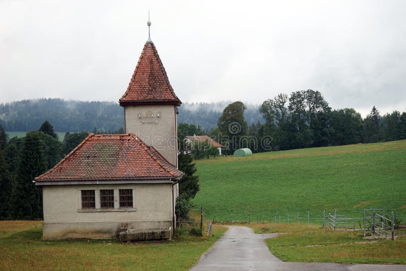 Small church stock photo. Image of switzerland, church - 65021848