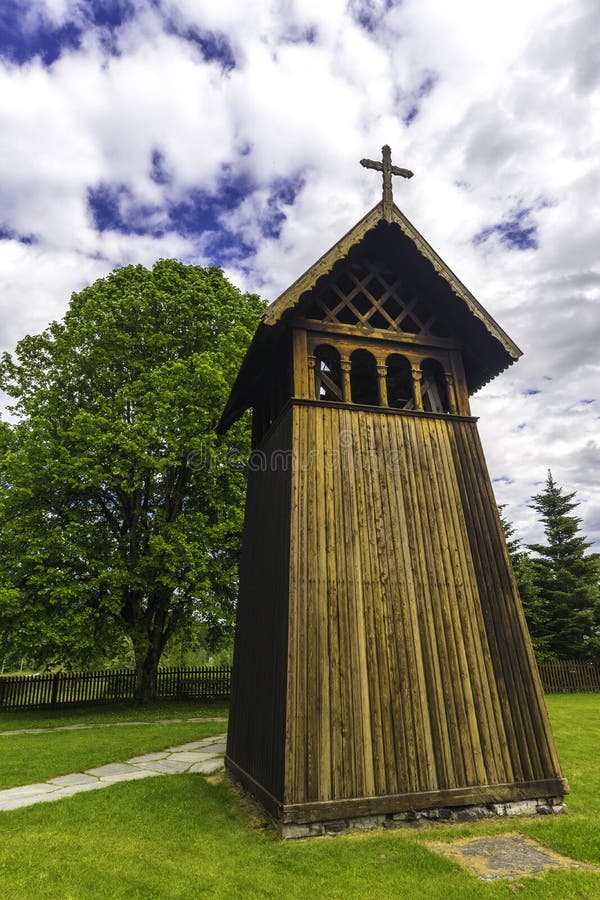 Small Church Tower stock photo. Image of antique, blue - 31737774