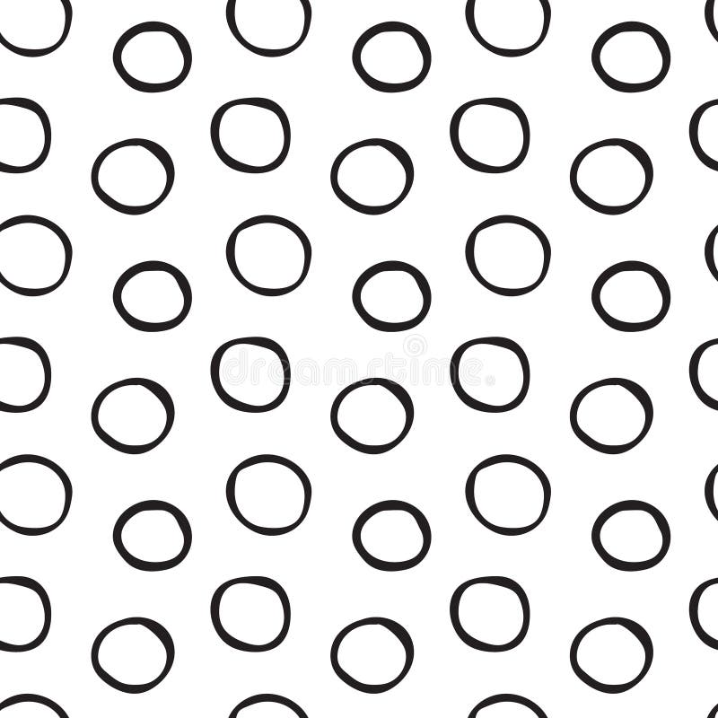 Small Circles of Black Color, Geometric Shapes Stock Vector ...