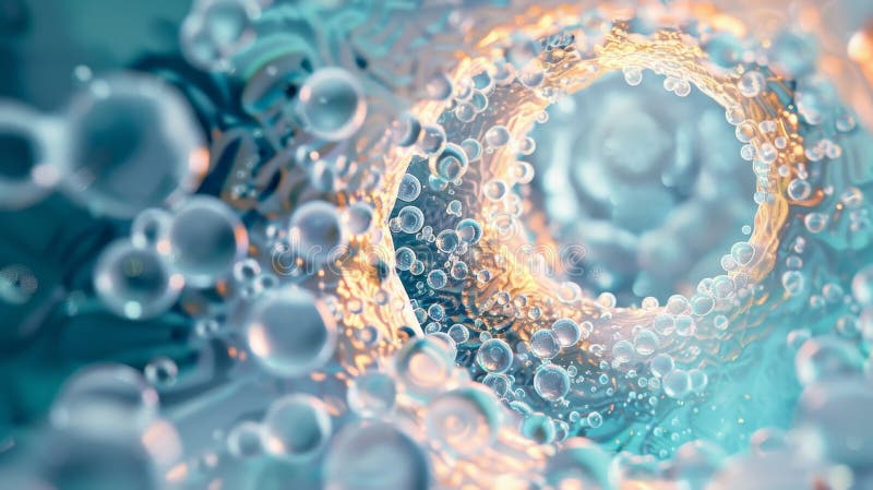 A Small Circular Area with Multiple Particles Shifting in and Out ...