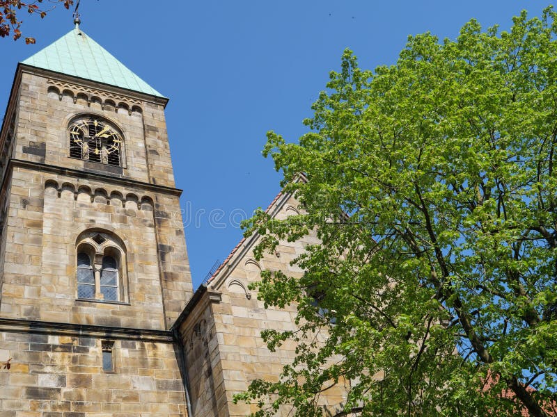 The Small City of Legden in Germany Stock Image - Image of muensterland ...