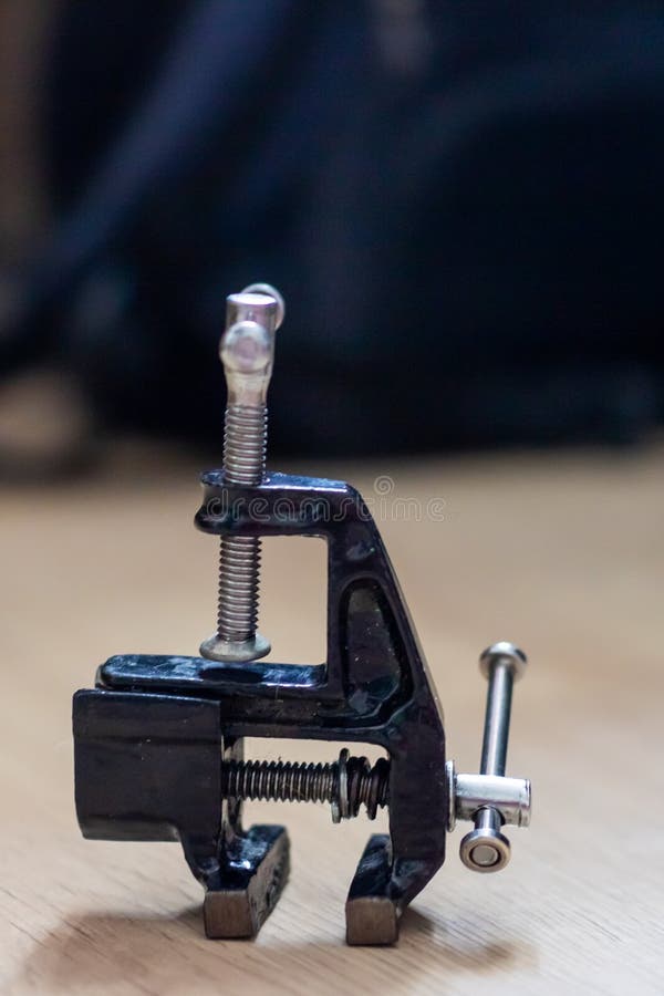 A Small Clamp Featuring a Located on Its Top Part for Use Stock Image ...