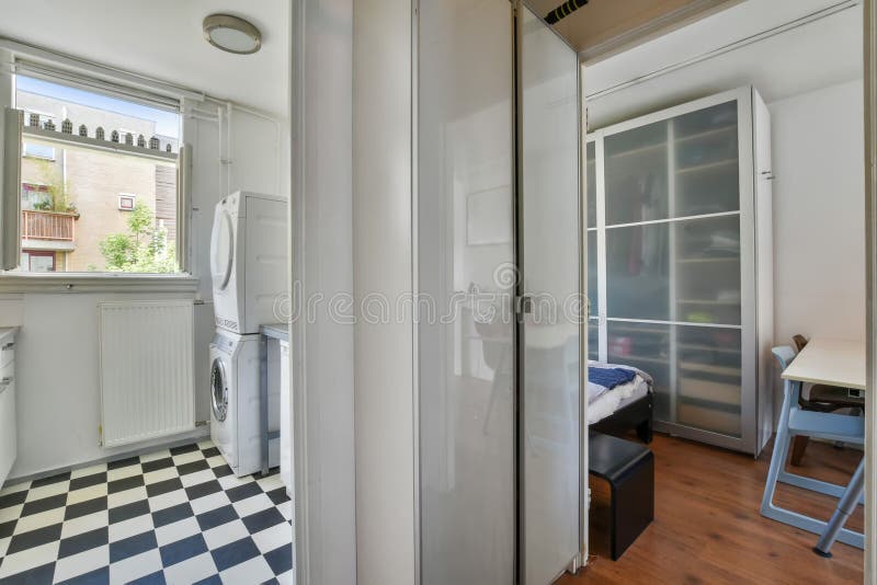 Small clean washroom stock image. Image of elegant, luxurious - 225304419