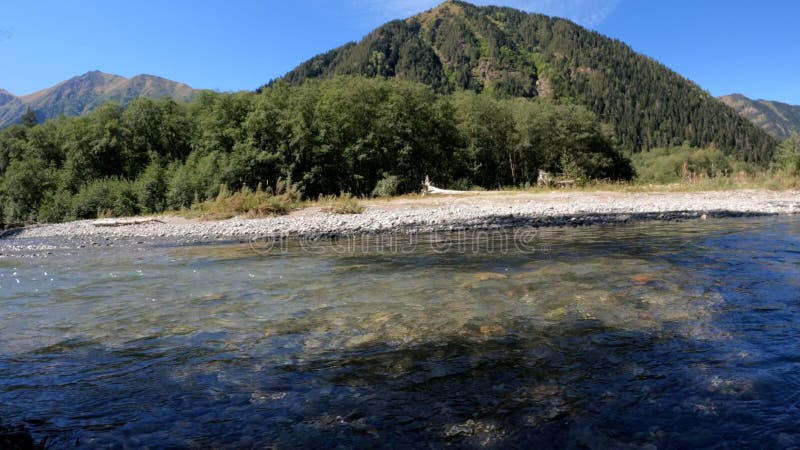 Small Clear Cold Stream with Boulder Rocks in Arkhyz Mountains - Photo ...
