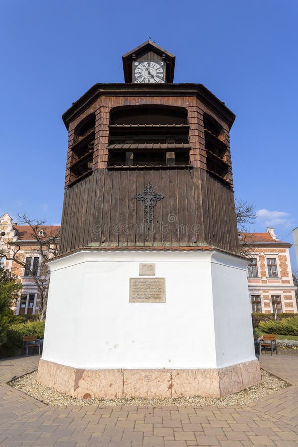 Small Clock Tower, with Intricate Detailing Stock Image - Image of ...