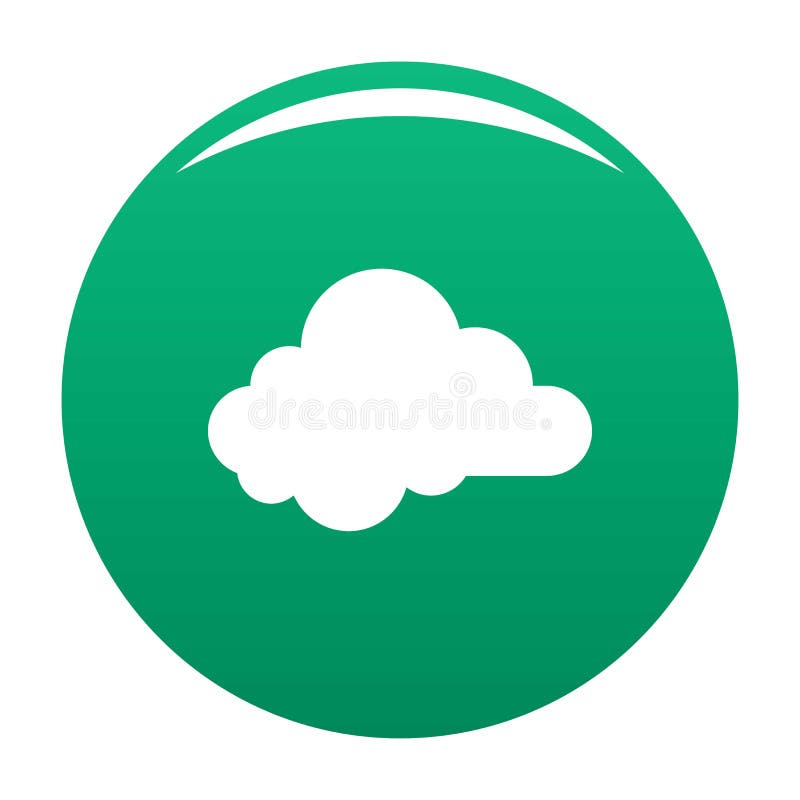 Small cloud icon white stock vector. Illustration of cumulus - 96417124