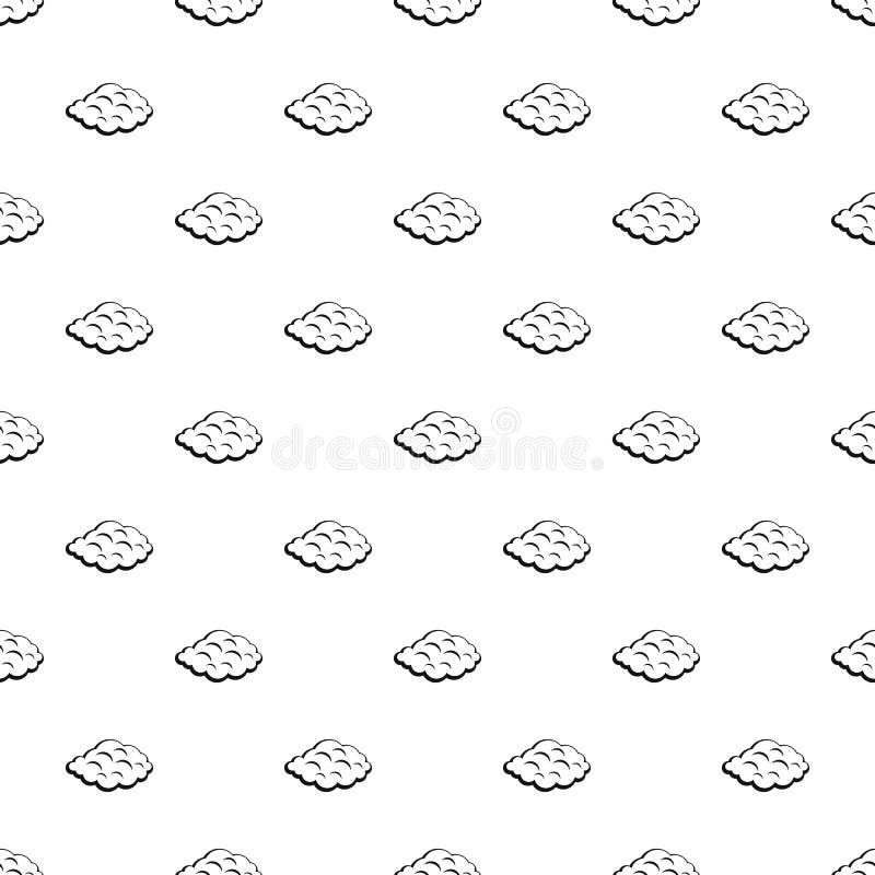 Small cloud pattern vector stock vector. Illustration of water - 91195843