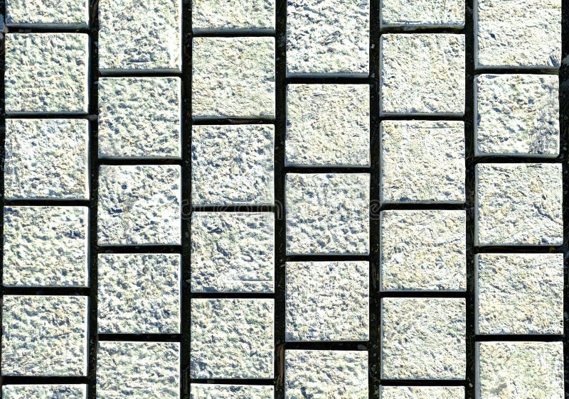 Small Cobblestone Sidewalk Made of Cubic Stones - Tileable Texture,gray ...