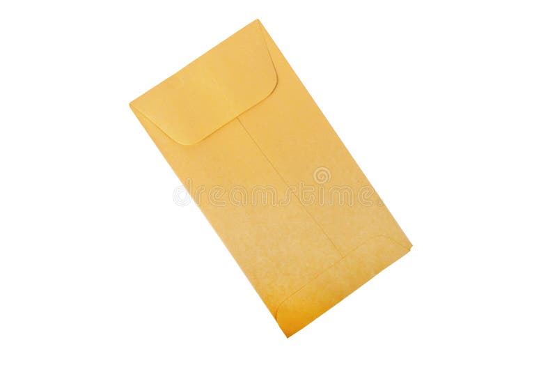 Coin Envelope, Isolated stock image. Image of savings - 264663317