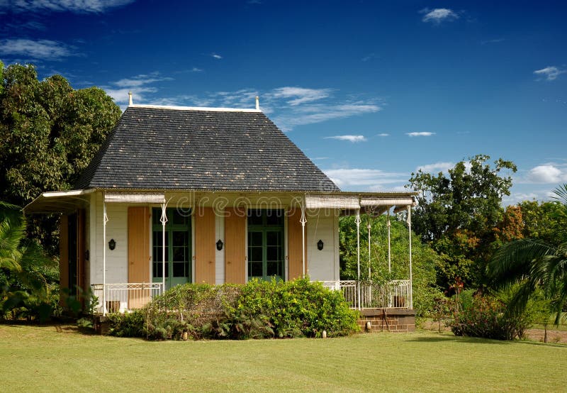 Small colonial house stock image. Image of mauritius, house - 2263887