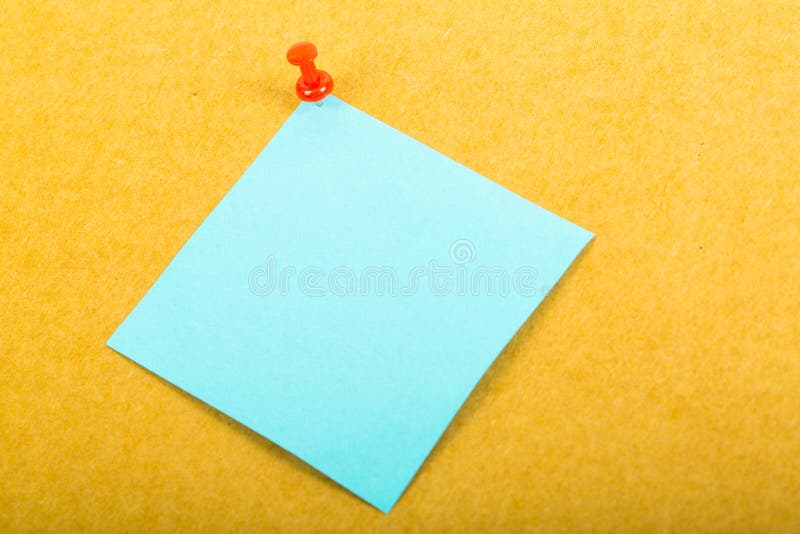 Small Color Paper Note Hang Stock Photo - Image of empty, paper: 40765028