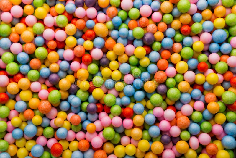 Small colored balls. stock image. Image of orange, playing - 32688797