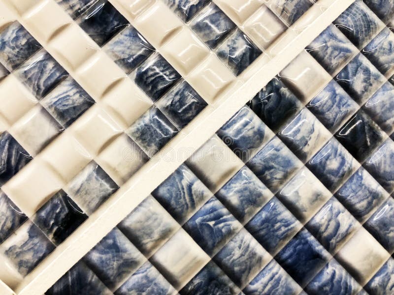 Small Colored Decorative Square Tiles, Bricks Texture Mosaic. Stock ...