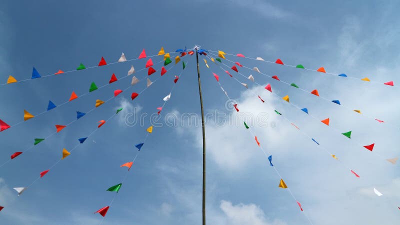 U.S. Flags Wave at Sunrise at Union Station in Omaha Stock Photo ...