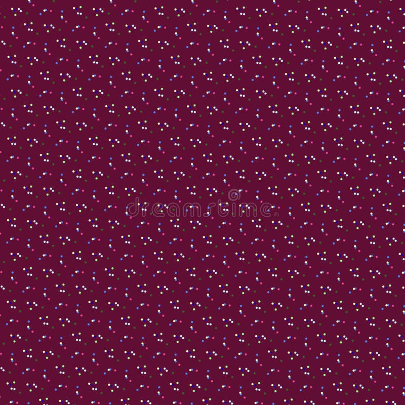 Small Colorful Polka Dots on a Purple Background Abstract Geometric ...