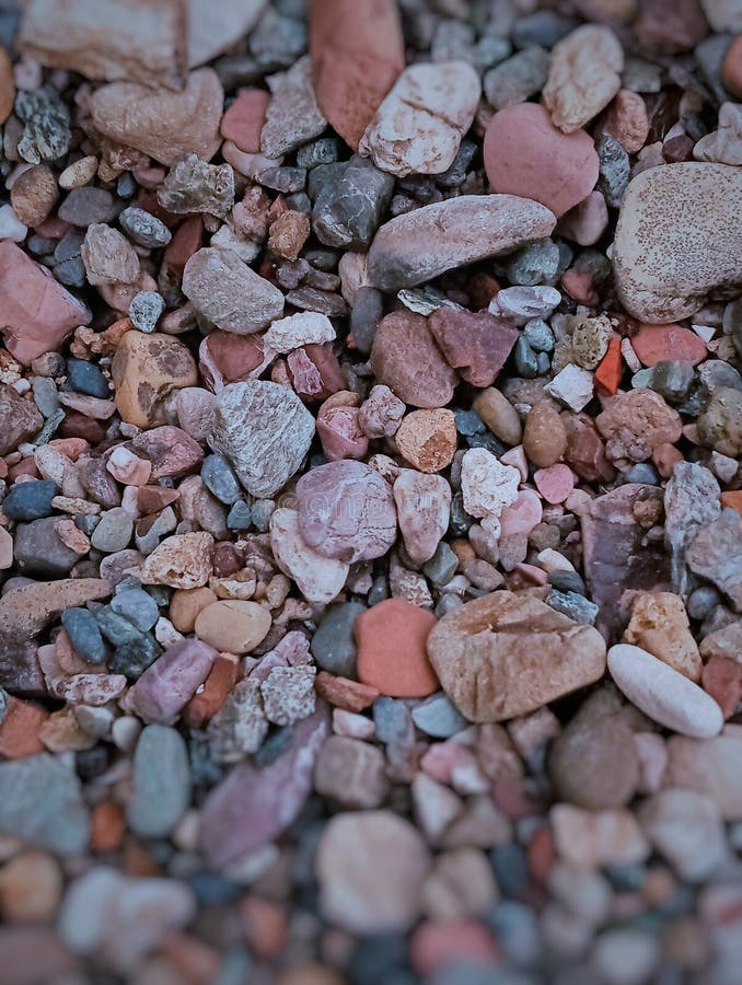 Small Colorful Rocks on the Beach for the Background Stock Image ...