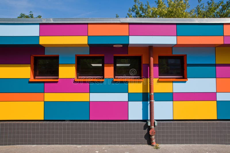 Small colourful building stock image. Image of building - 21236781