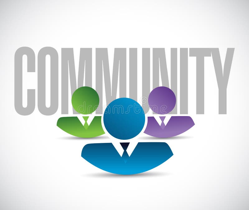 Small Community Team Concept Illustration Stock Illustration ...