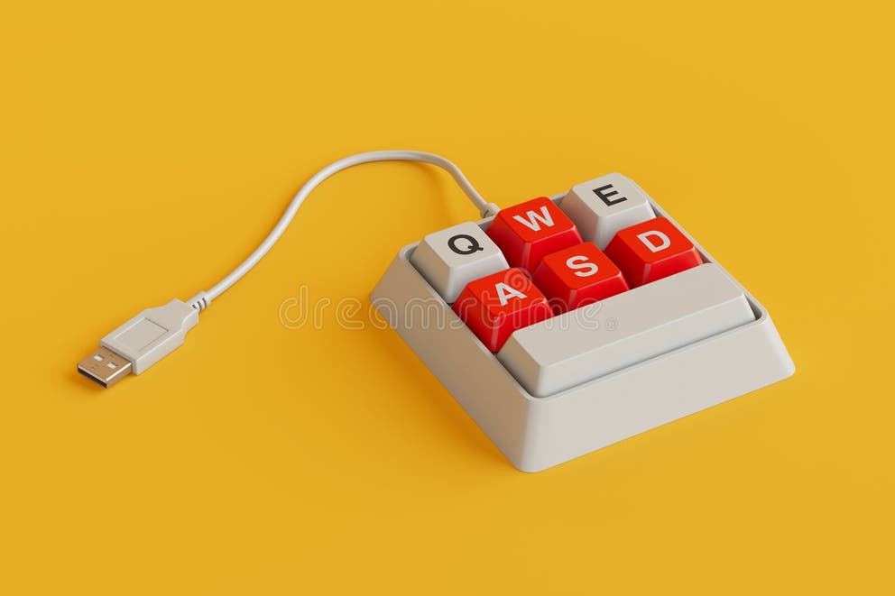 Small, Compact and Designed Specifically for Gaming White Keyboard with ...