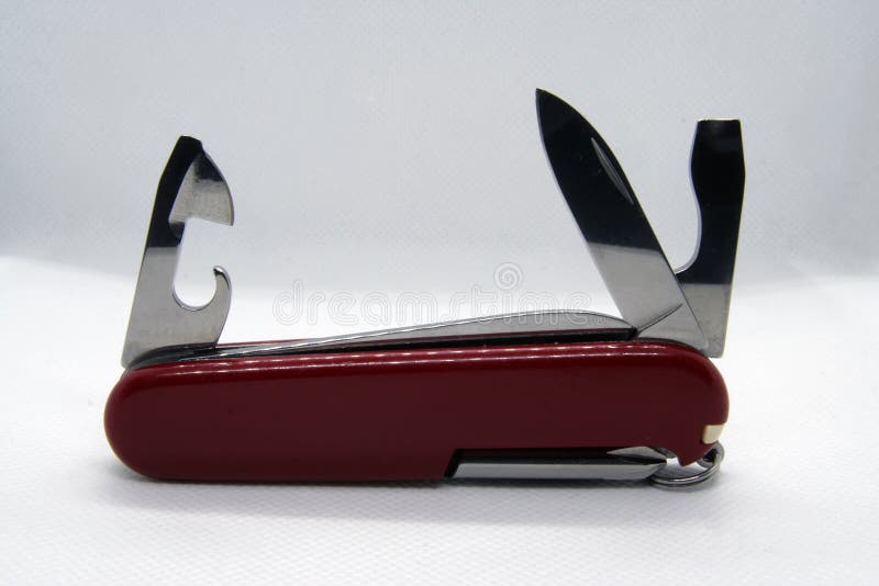 Small Compact Knife. Compact Army Knife. Handy Tool Knife Stock Image ...