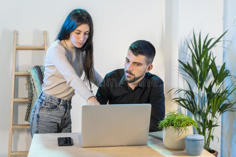 Small Company Working and Doing Business Stock Image - Image of people ...