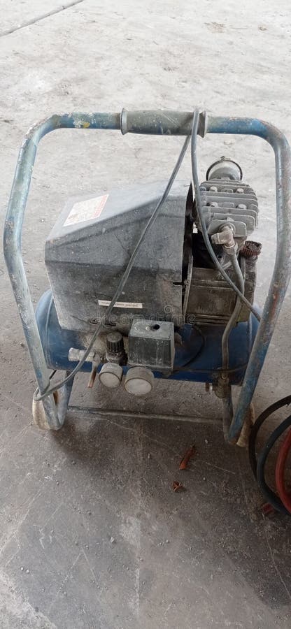 Small Compressor Machine Simple and Useful Stock Photo - Image of small ...