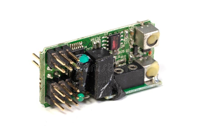 Small Computer Processing Unit System on Micro Chip Printed Circuit ...