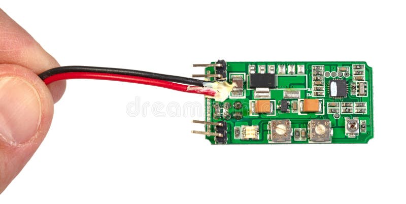 Small Computer Processing Unit System on Micro Chip Printed Circuit ...