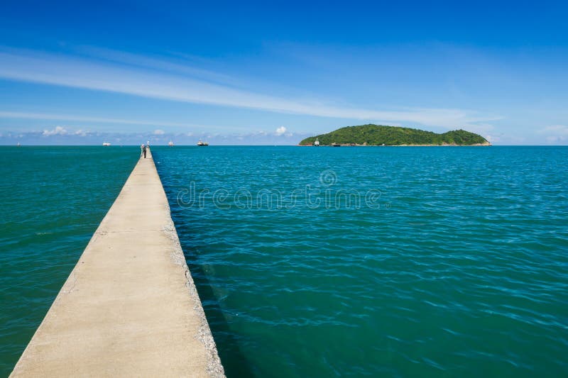Small concrete pier stock photo. Image of elevated, tranquil - 27416916