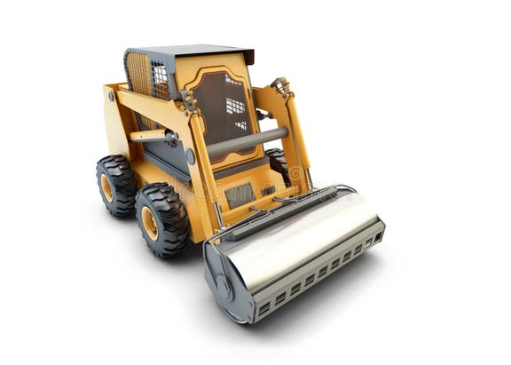 Small Construction Utility Vehicle Isolated Stock Illustration ...