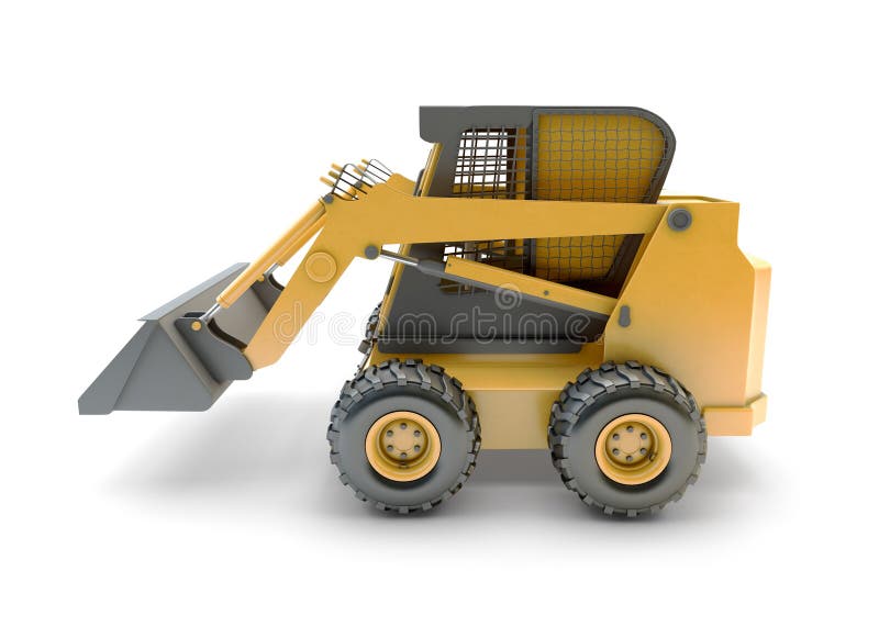 Small Construction Utility Vehicle Isolated Stock Illustration ...
