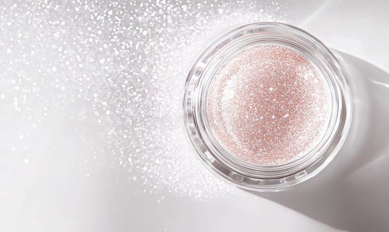 Small Container Powder Sitting White Surface Stock Photos - Free ...