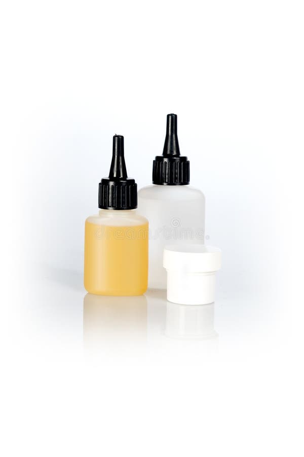 Small containers of oil stock image. Image of arrange - 16246837