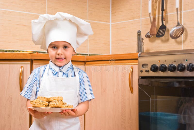 The small cook stock image. Image of person, prepared - 12282953