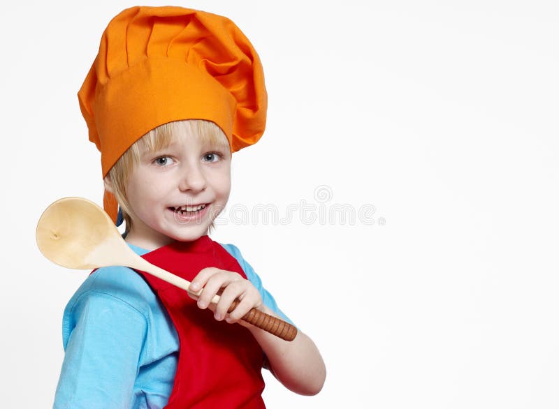 The small cook stock image. Image of person, prepared - 12282953