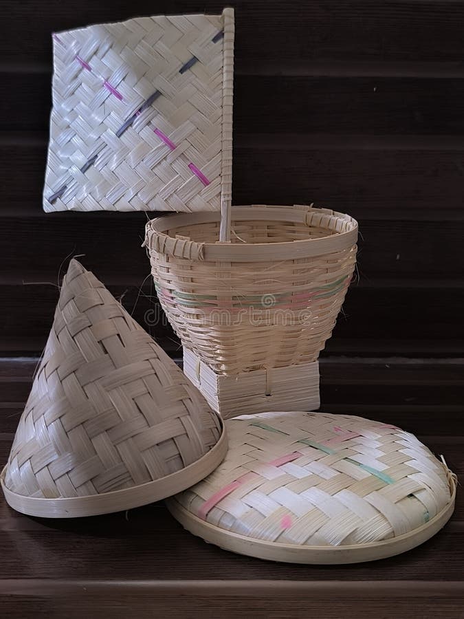 Traditional Craft of Weaving Fabric and Thailand. Stock Photo - Image ...