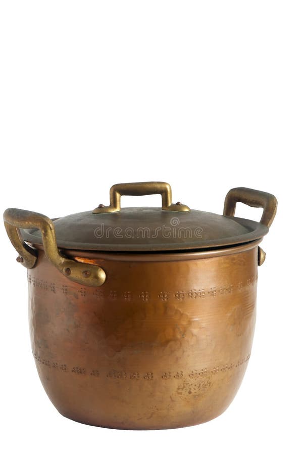 Small copper pot stock photo. Image of precious, food - 82710664