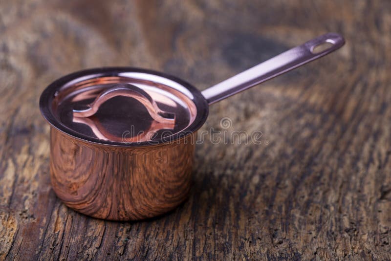Small copper pot stock photo. Image of cooking, style - 149708192