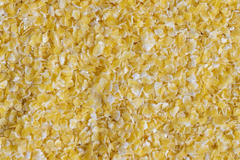 Small Corn Flakes for Making Porridge Stock Photo - Image of uncooked ...