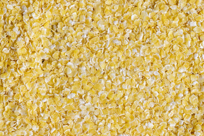 Small Corn Flakes for Making Porridge Stock Photo - Image of product ...