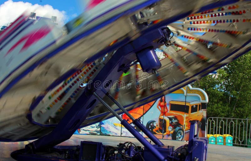 Fair ride in Westville editorial stock image. Image of country - 41994679