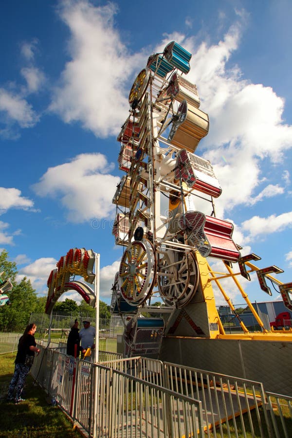 Fair Zipper ride editorial stock photo. Image of high - 26782808