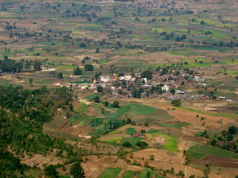 Small country village stock image. Image of scenic, settlement - 1708151
