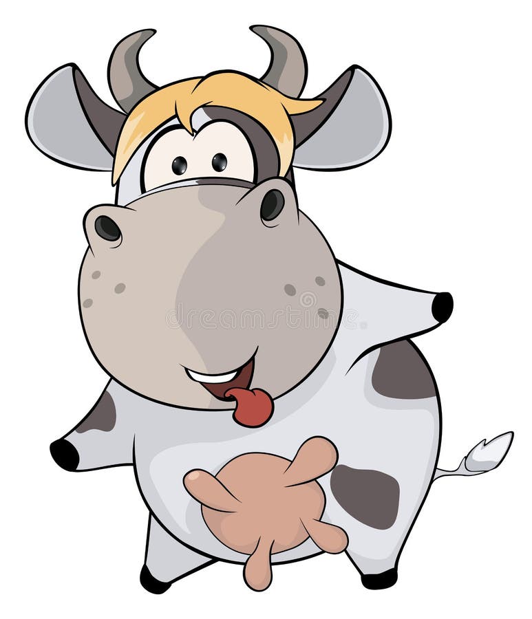 Dancing Cow Clip Art