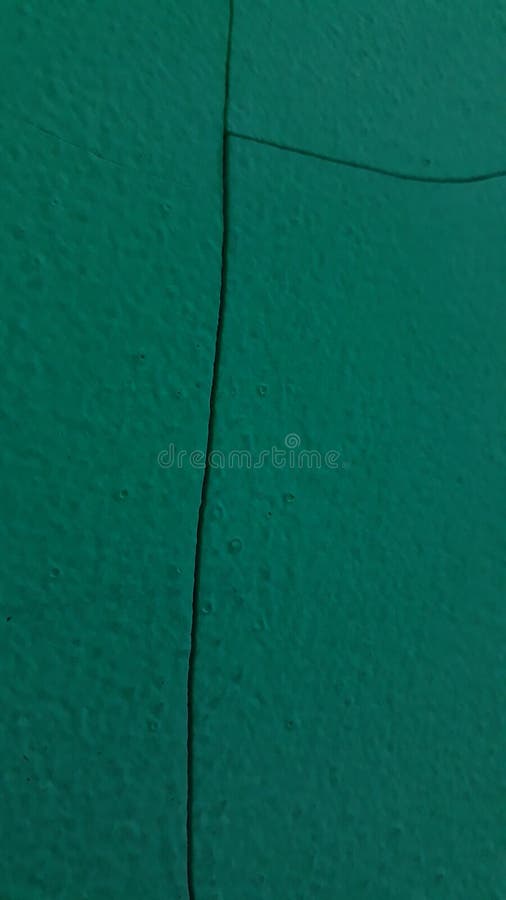 Small Crack in the Wall of the House Green Wall Stock Photo - Image of ...