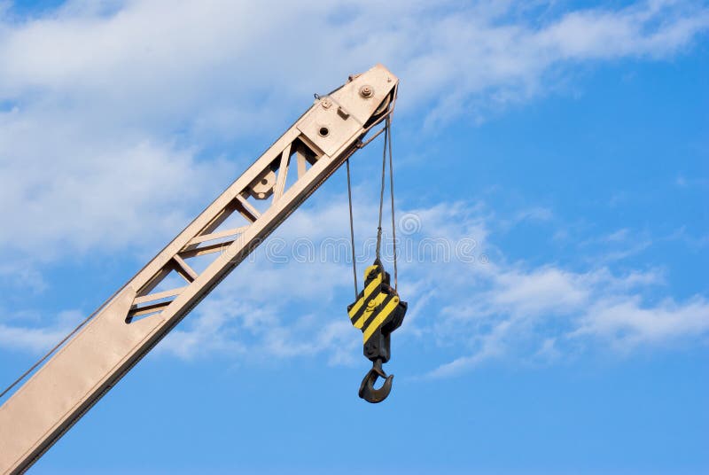 Small crane boom stock image. Image of transport, industry - 21400357