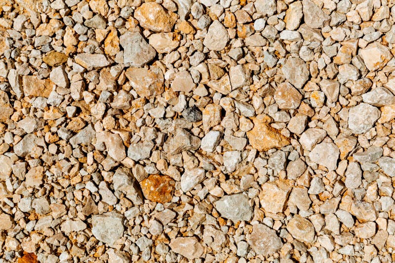 Small Crushed Stone Crushed Stock Photo - Image of textured, gravel ...